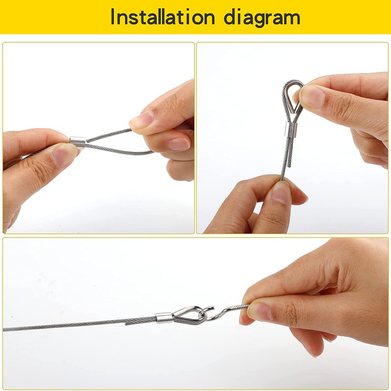 Festoon 10m Wire Support Kit
